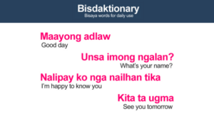 Cebuano and Bisaya Language Guide